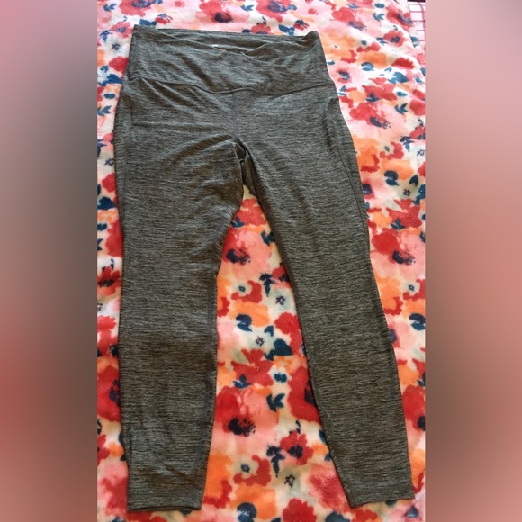 all in motion | Pants & Jumpsuits | Deep Olive Green High Crisscrossed ...